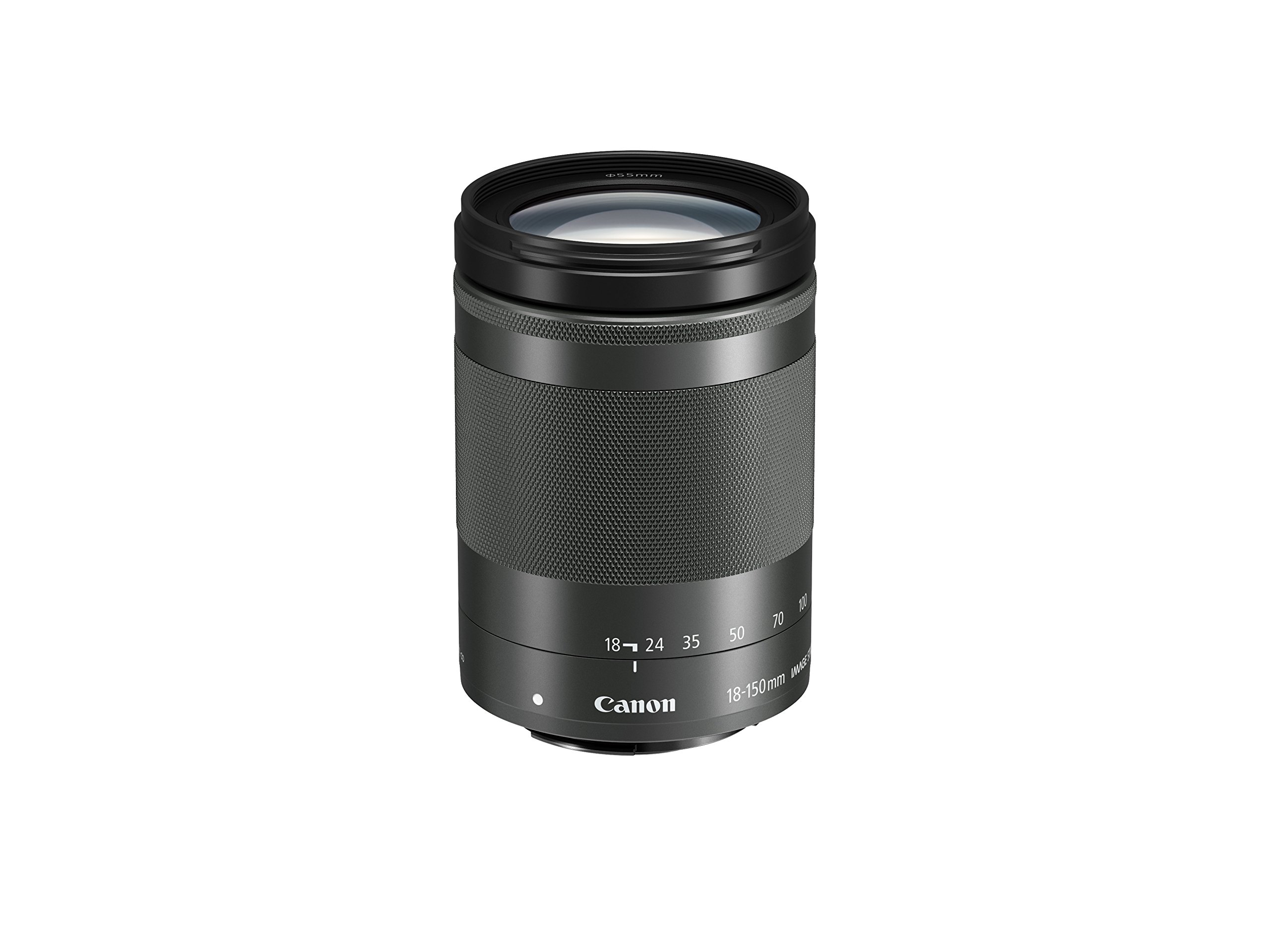 Canon Cameras US EF-M 18-150IS STM Lens 18-150mm f/3.5-6.3 II Fixed Zoom Camera Lens, Black