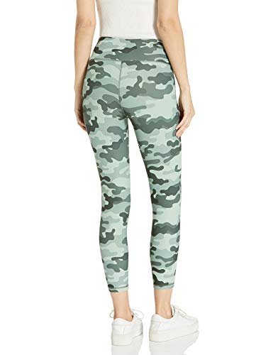 Juicy Couture Women's High Waisted Side Stripe 7/8 Legging, Wilderness Combo, X-Large