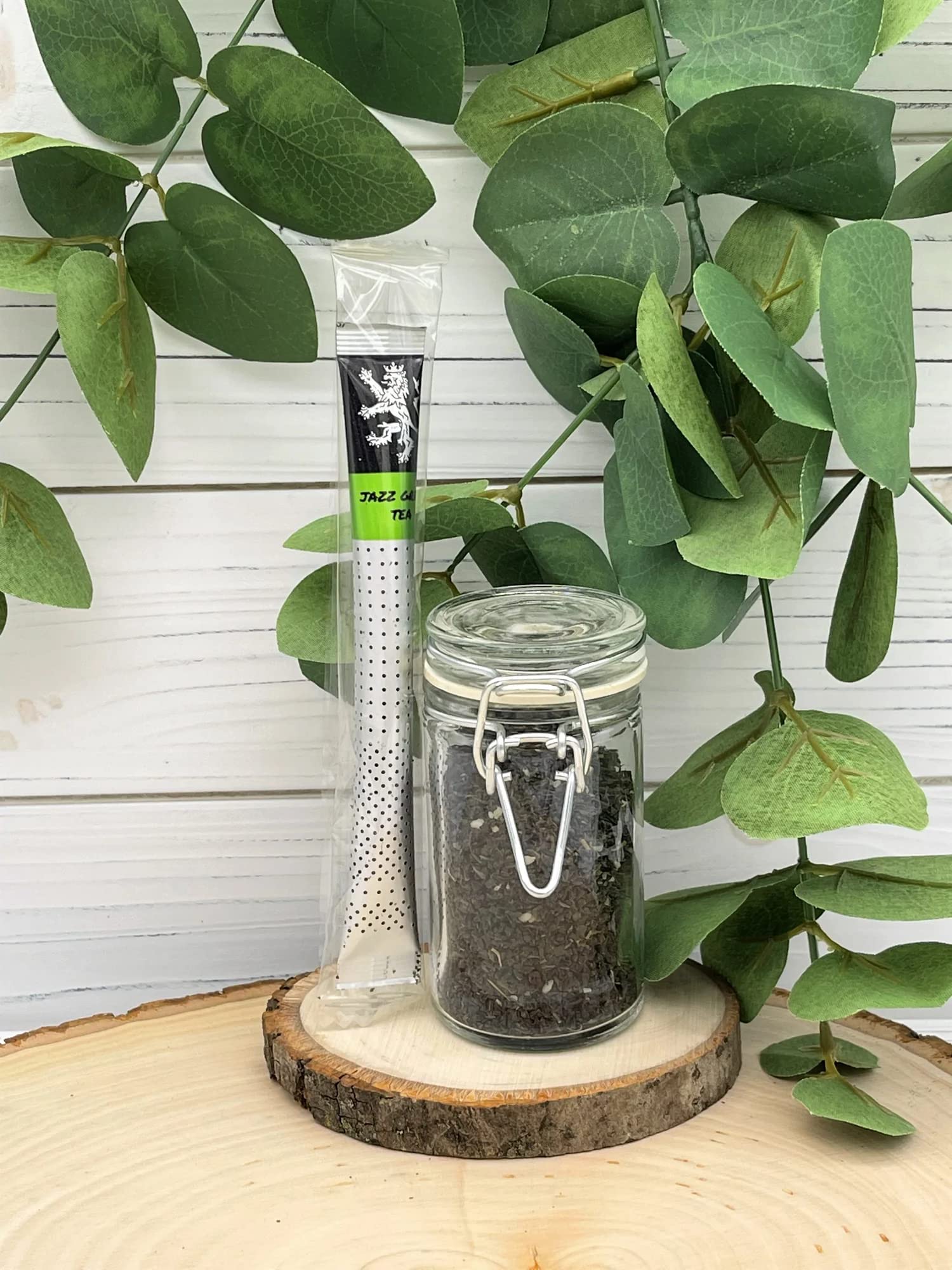 Jazz Green Tea – 100% Raw Jazz Green Tea | True Green Tea | Tea Sticks - No Artificial Flavors, Easy To Use, No Spoon Needed, Positively Charged Tea, Perfect Addition For Your Water Cooler At Work / 15 Sticks