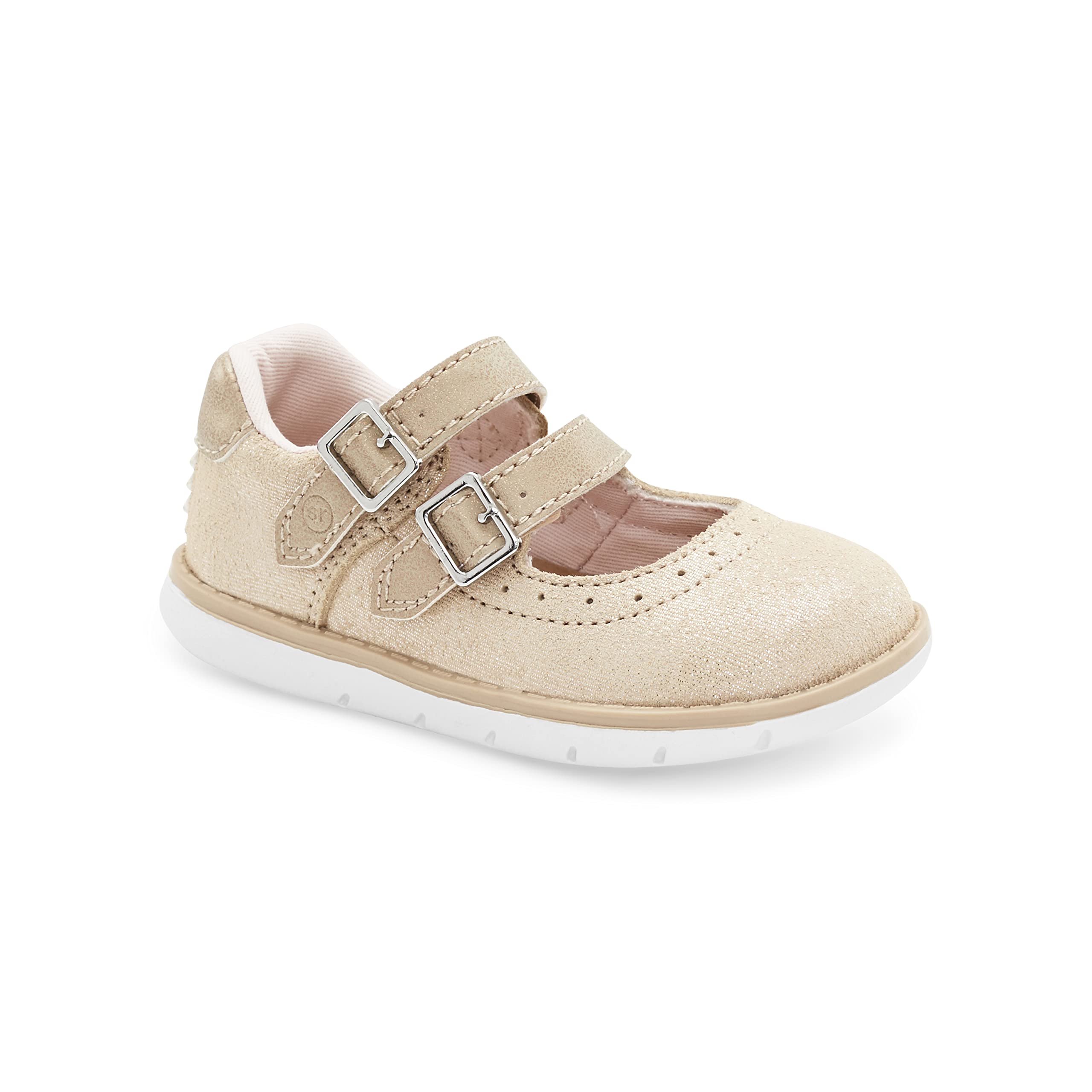 Stride Rite Kids SRT Cordaline Dress Shoe, Sand, 4 US Unisex Toddler