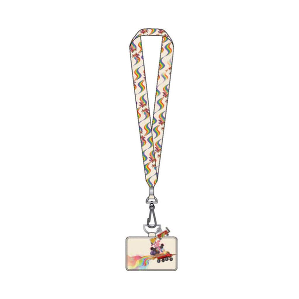 Loungefly Pixar Inside Out Wagon Lanyard with Cardholder