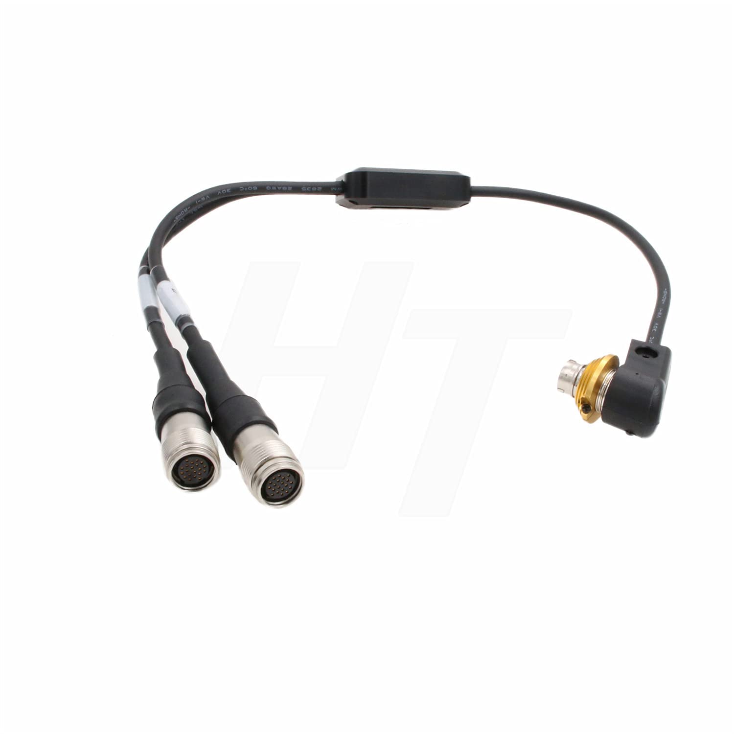 HangTon Zoom Focus Y Cable for Canon Servo Lens CN-E 18-80 70-200mm to FPD-400D ZSD-300D Controller Hirose 20 Pin Female Male 50cm