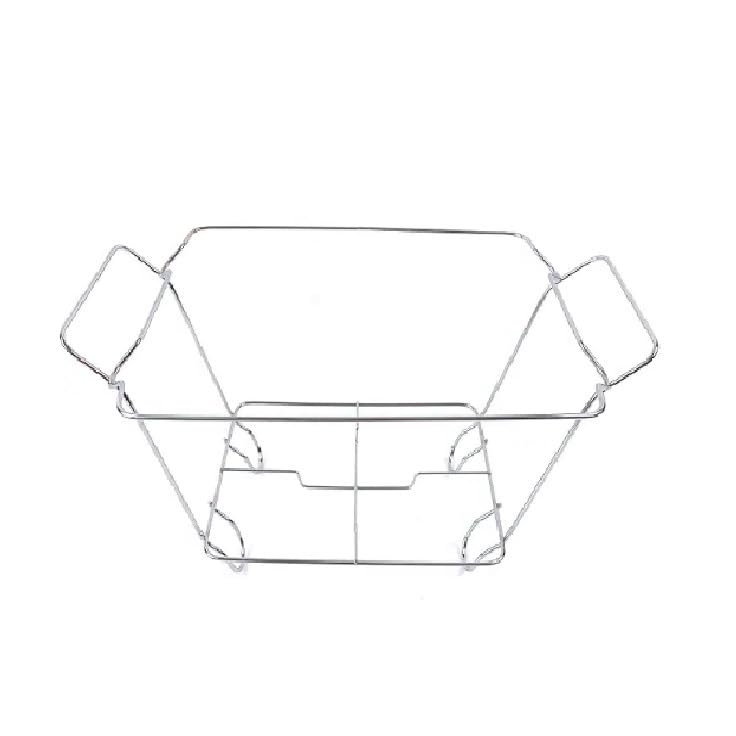 HOMEBAY HB10002 Pack of 6 Half Size 12“x10"x9" Strong Metal Chafing Rack, For Party Cooking, Warming, Heating, Storing, Prepping Food