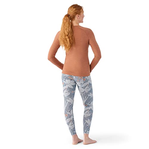 Smartwool Women's Classic Thermal Merino Wool Base Layer Crew (Slim Fit), Copper Heather, Large