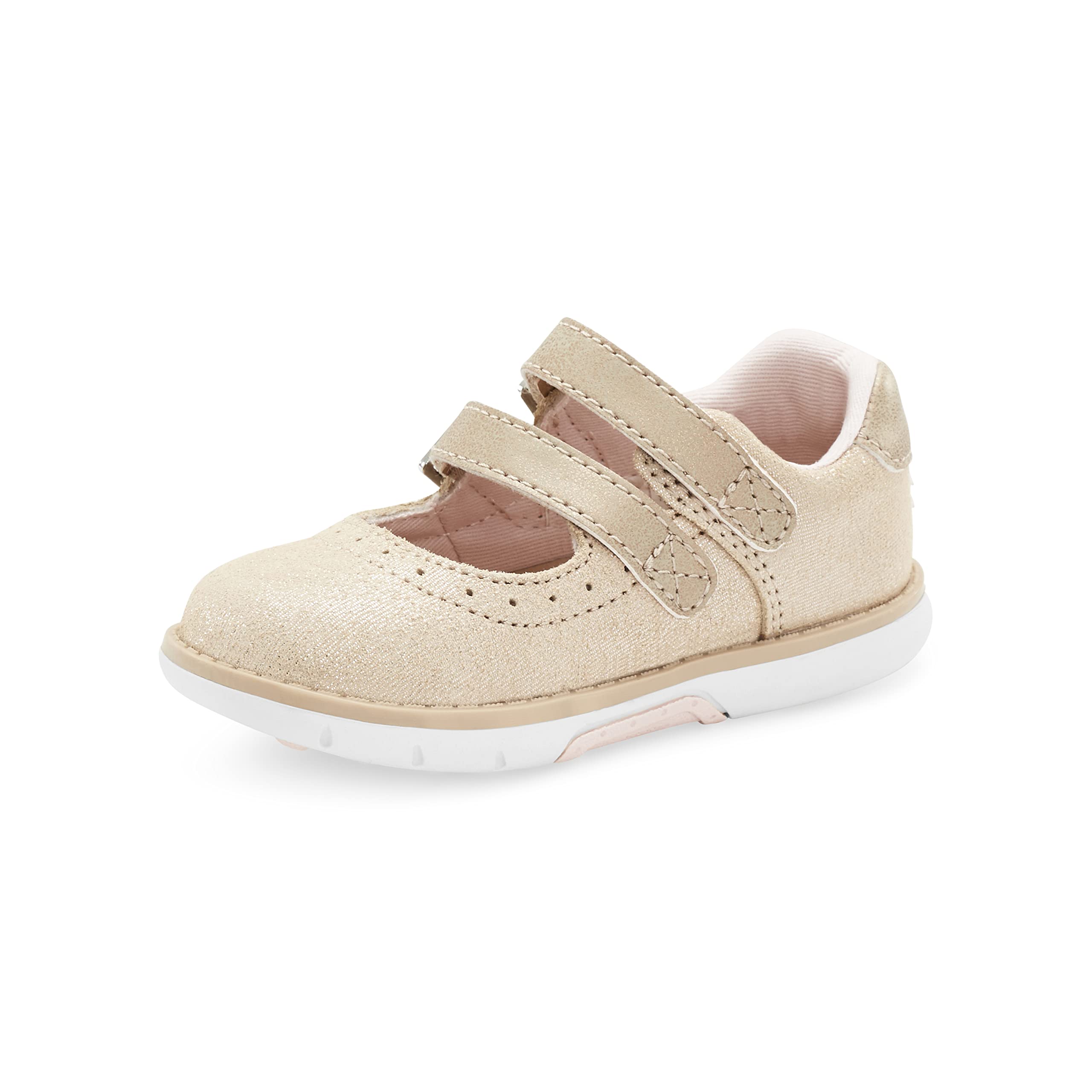 Stride Rite Kids SRT Cordaline Dress Shoe, Sand, 4 US Unisex Toddler