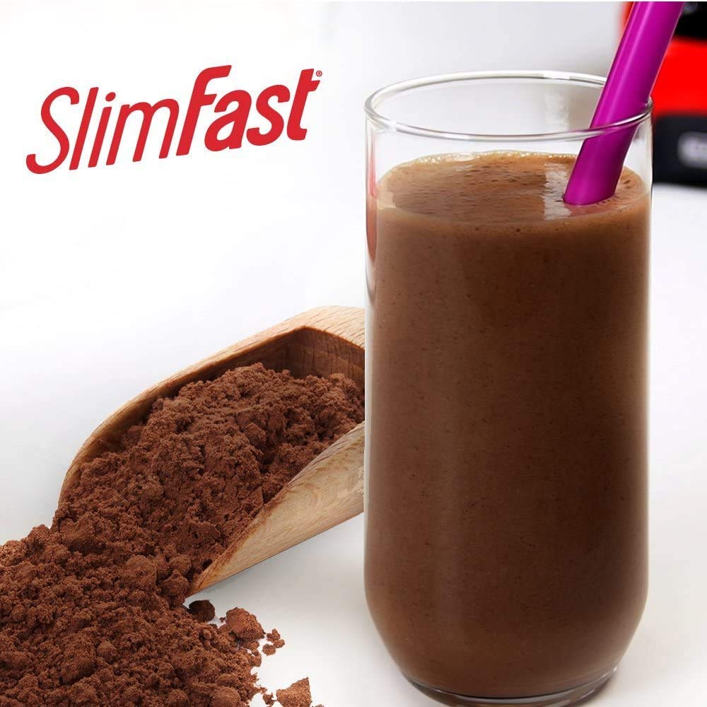 SlimFast Original, 2 Pack Of Rich Chocolate Royale Meal Replacement Shake Mix – Weight Loss Powder – 31.18 Oz Canister – 34 Servings