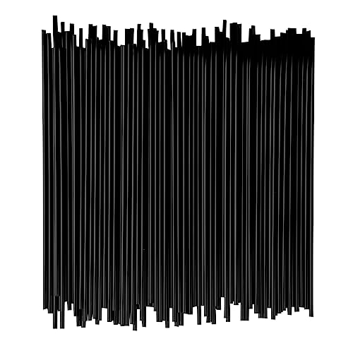 Restaurantware Restpresso 7 Inch Cocktail Stirrers 500 Disposable Coffee Stirring Rods - Premium Odorless Black Plastic Stirrers For Coffee For Hot And Cold Drinks For Bars Or Offices