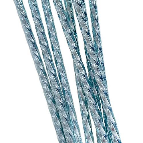 50Pcs Metal Turf Nails Landscape Stakes, Spiral Galvanized Landscape Spikes, Garden Nails, Anchoring Spikes, Outdoor, Heavy-Duty, Rust Resistant Security, 7-Inch Long, Silver (DP-1)