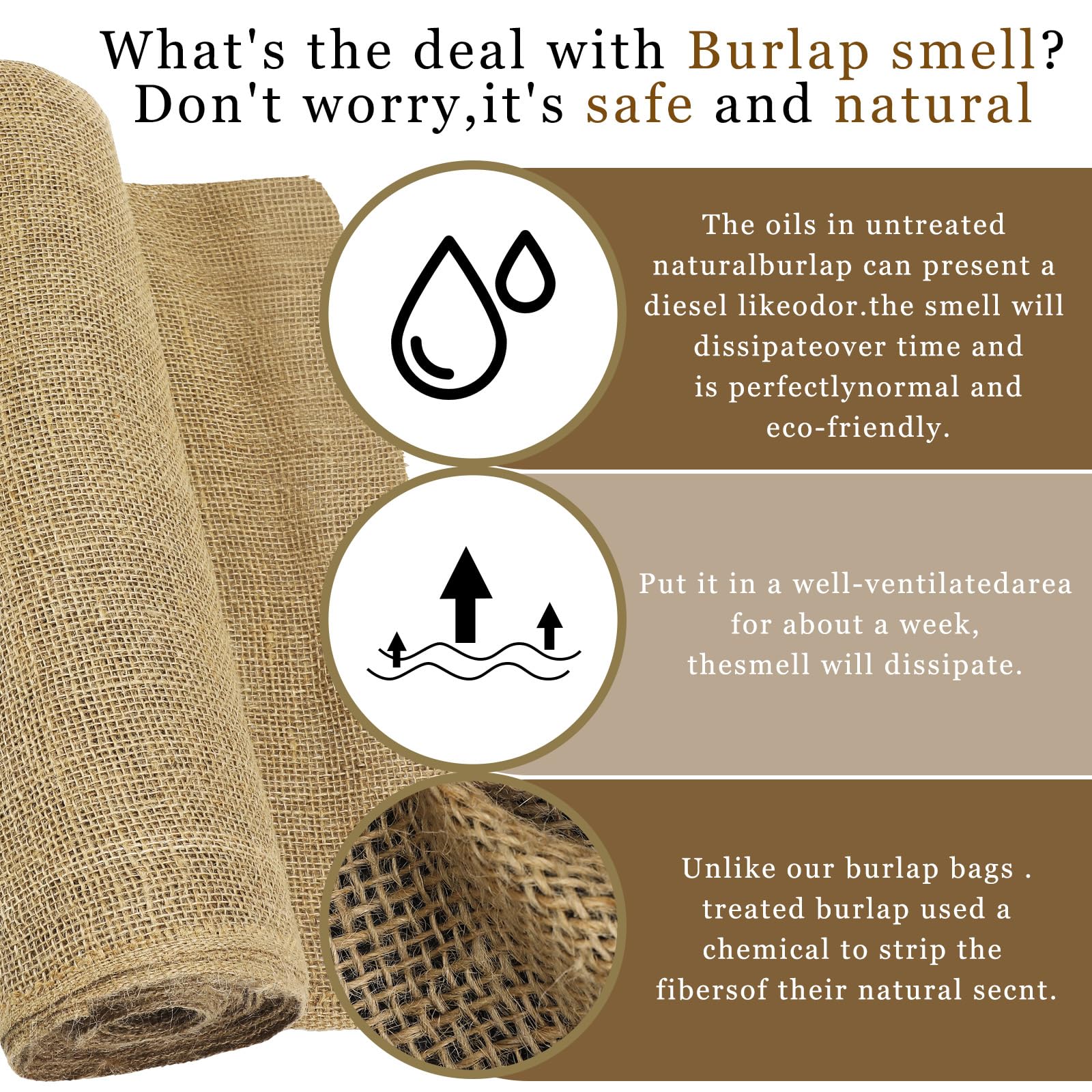 4 Roll Burlap Aisle Runner for Wedding Natural Burlap Rustic Jute Wedding Runway Carpet for Ceremony Outdoor Beach Garden Church Reception Craft Decorations 40 in X15 ft