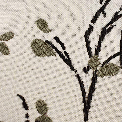 eLuxurySupply Fabric by The Yard - Upholstery Fabric 100% Polyester with LiveSmart Technology - Reupholstery Sewing Fabrics - Myla Ebony Pattern