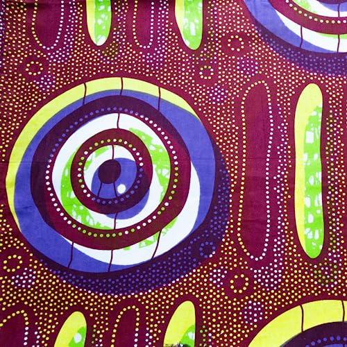 Touch of a Queen African Print Pattern Ankara Headwrap Turban Headband Hair Scarf (Mayamiko)