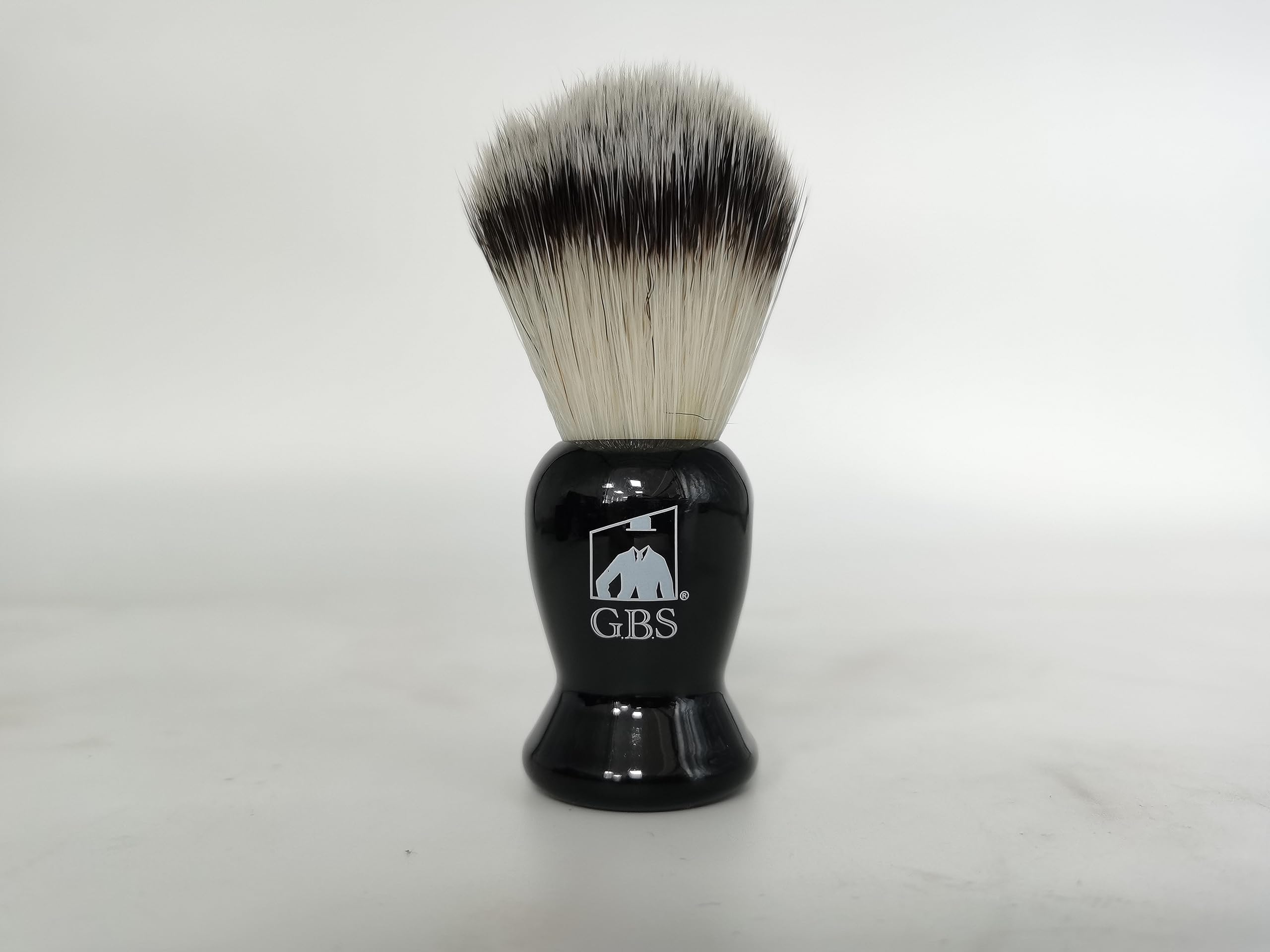 G.B.S Synthetic Shaving Brush Black Handle
