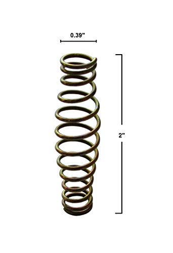 Replacement Spring for Pruning Shears, Precision, Trimming Scissors Spring Part for Heavy Duty Bypass Pruner, Pack Contains 2 Springs (2 inch)