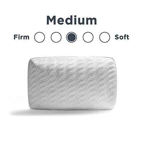 Tempur-Pedic TEMPUR-Cloud ProHi Memory Foam, Pillow, Queen (Pack of 1), White