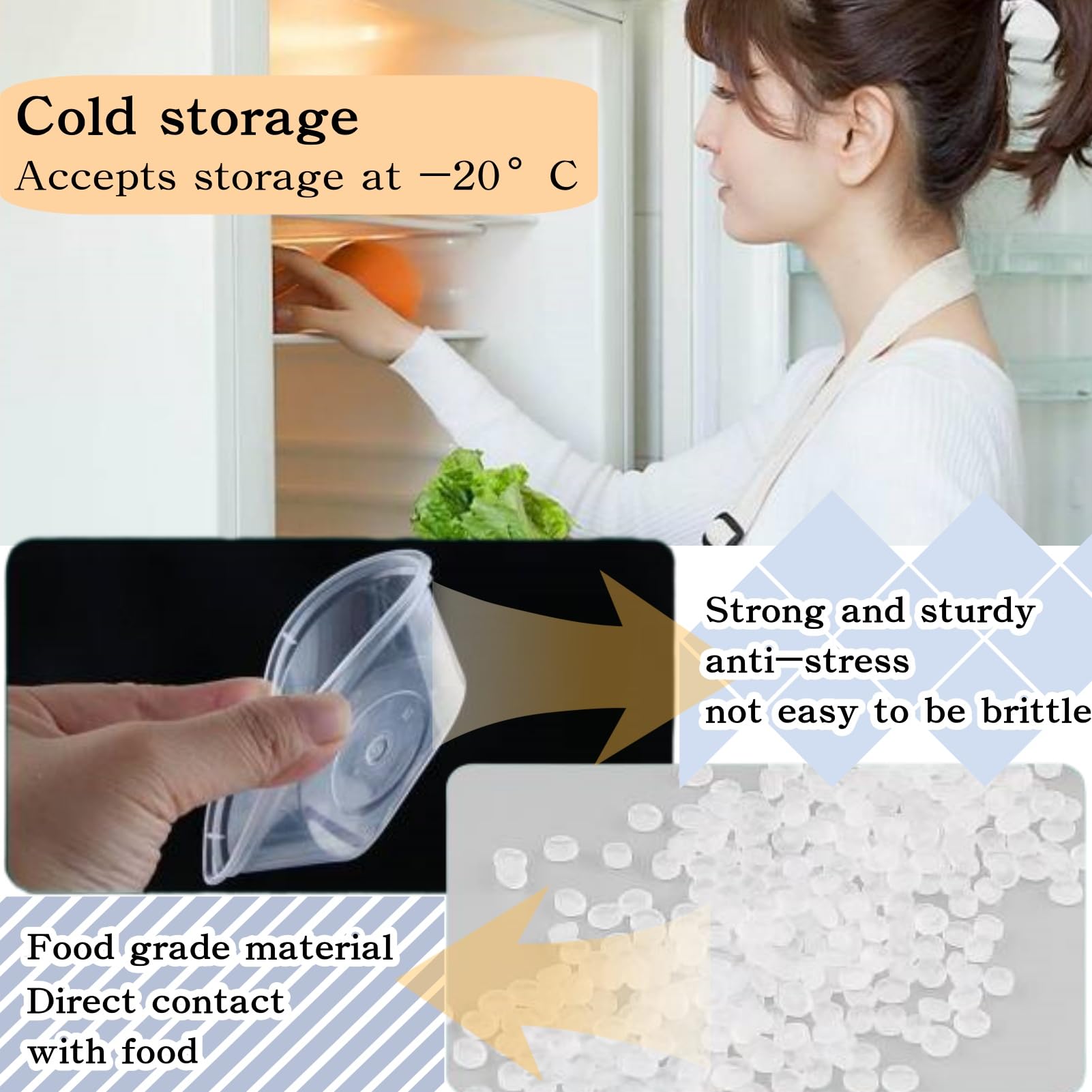 YEEZUNPU 20Pcs Double Compartment Condiment Container, Portable Reusable Sauce Container, Dual Compartment Containerfor for Condiment, Dip, Sauce, Sampling and Travel Snacks