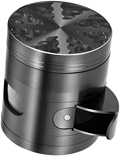 Spice Grinder with Clear Windows (2.75", Black)