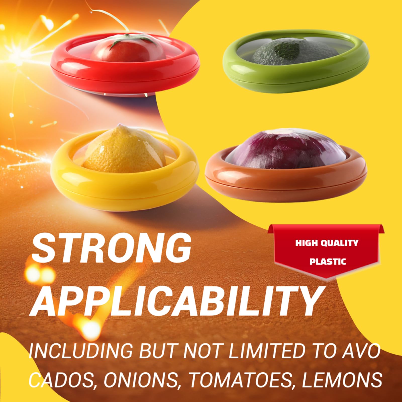 Silicone Fruit And Vegetable Crisper Box, Kitchen Multifunctional Fruit And Vegetable Crisper Container Set, Avocado Saver,onion Saver