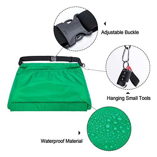 ESINGMILL Fruit Picking Bag,Quick Pour-out Harvest Garden Picking Apron Adjustable for Gardeners & Pickers