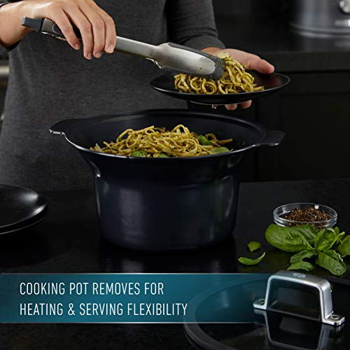Calphalon Slow Cooker with Digital Timer and Programmable Controls, 5.3 Quarts, Stainless Steel