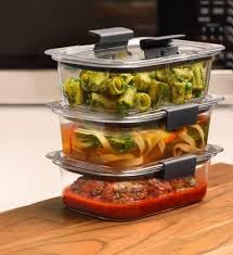 Brilliance Food Storage Rubbermaid Containers, 3.2 Cups, BPA Free, Airtight Lids, Ideal for Lunch, Meal Prep & Leftovers, Set of 2