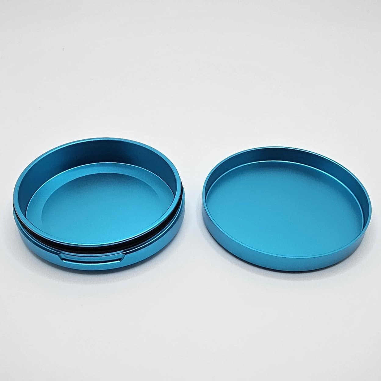 Live EZ - Premium Metal Zyn Container | Zyn Can | Aluminum Container | Pouch Container | On! Container | Velo Can | Snus Can | EDC Storage | Slim Storage | Pill Container (Blue)
