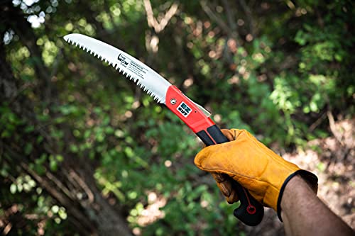 EZ KUT Wow Folding Saw 10 Inch - Foldable Hand Saw for Trees and Wood Cutting Folding Camping Saw Small - Folding Pruning Saw for Tree Trimming Pruning Knife Folding Bone Saw Hunting Pocket Saw Steel