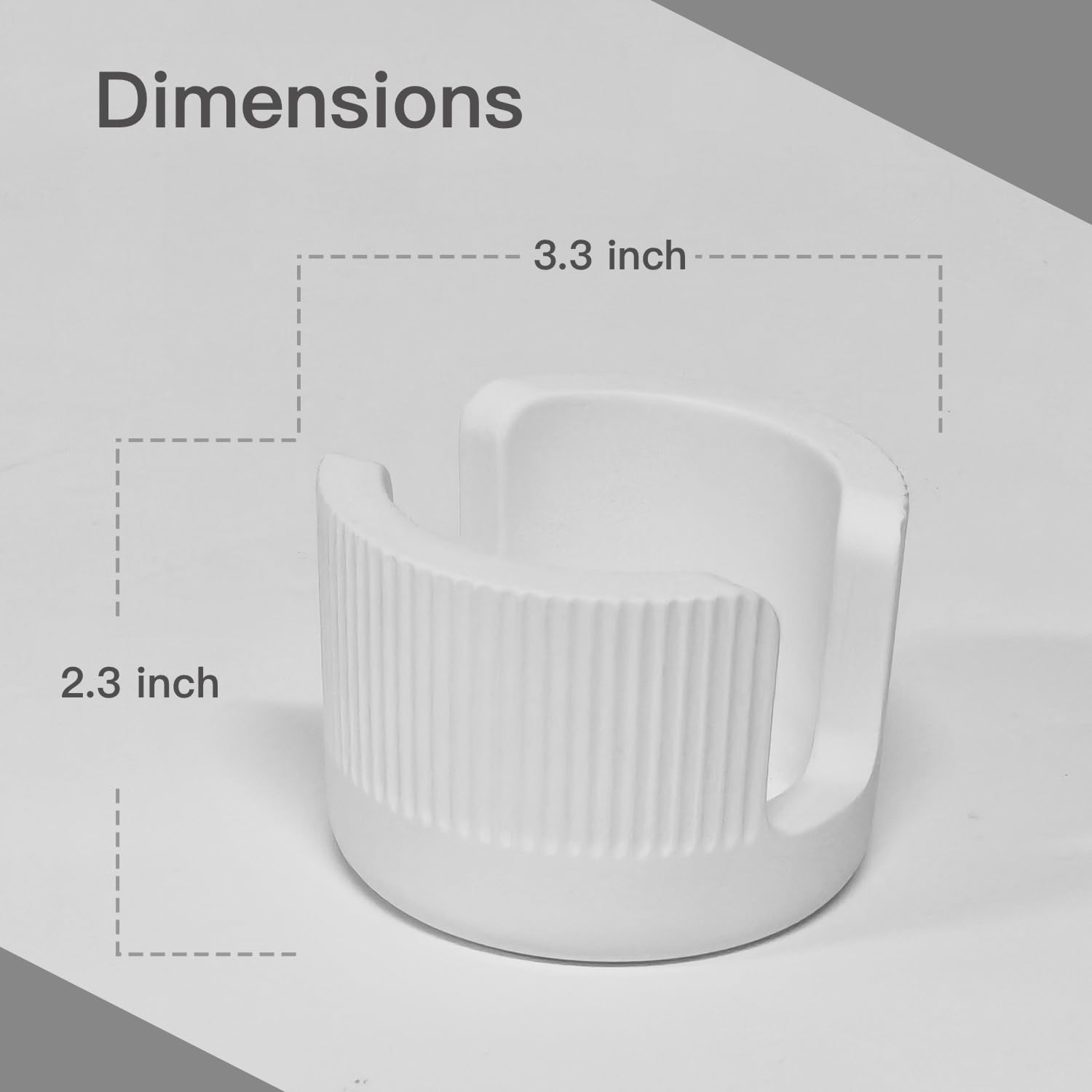 BekPooQ Ultra Absorbent Stone Sponge Holder for Kitchen Sink, 1 Slot Diatomite Kitchen Sink Sponge Holder, Quick Dry Kitchen Sponge Holder for Sink, Diatomaceous Earth Dish Sponge Holder, Small, White