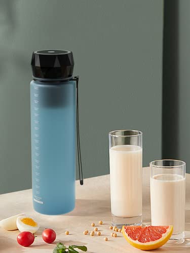 Portable Blender 32oz Large Capacity, MERICARGO Mini Blender for Shakes and Smoothies, Personal Blender with Rechargeable USB, Fresh Juice Blender with BPA Free Tritan Water Bottle, Blue