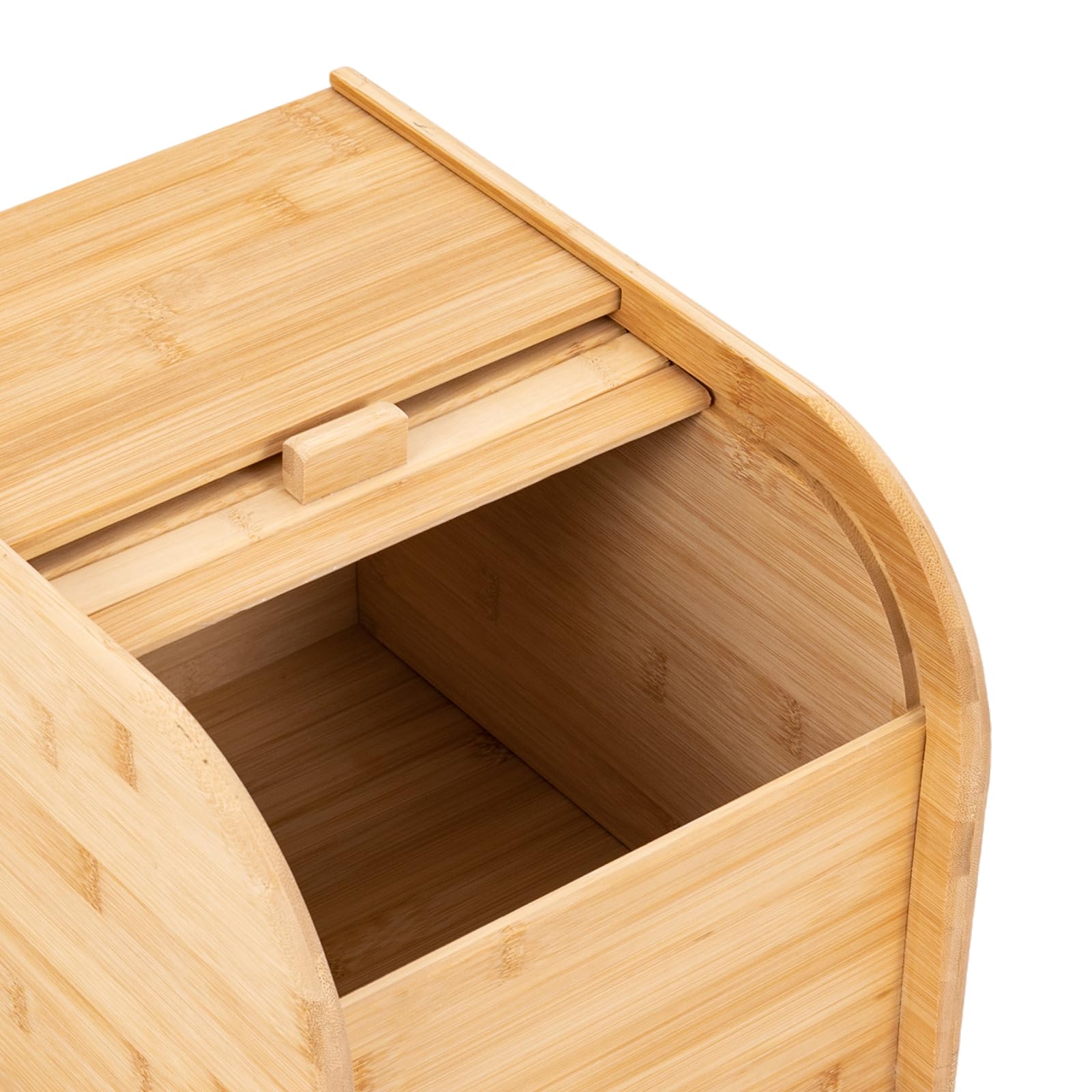 KONKENIE 10kg/22lbs Bamboo Rice Storage Container Wooden Cereal Grain Soybean Flour Storage Dispenser Rice Container Box with Sliding Lid & Measuring Cup for Home Kitchen Restaurant (22Lbs)