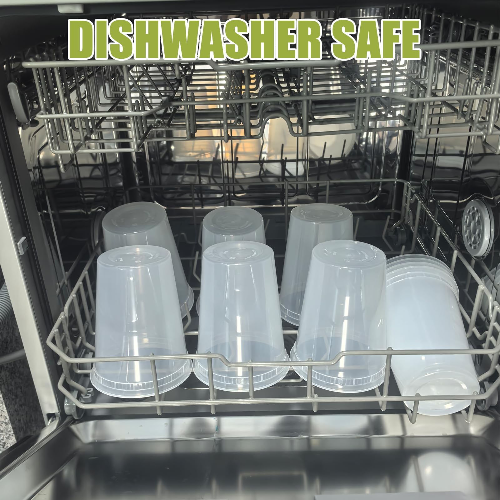 EASYTRIP 24 Pack plastic Food Storage Containers 32 oz,Deli Containers With airtight lid,Disposable Meal Prep Containers/BPA Free/Freezer Safe/Dishwasher Safe/Microwave Safe/Stackable