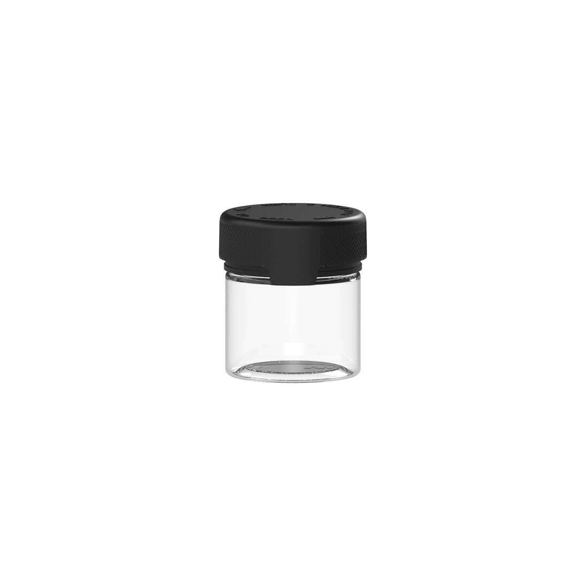 Chubby Gorilla 24-Pack 2OZ(60ML) Plastic Jars with Lids - Durable PET Containers, Child-Resistant Caps, Ideal for Storing Spices, Coffee, Baking Supplies, & More - Secure Storage with HoverGLIDE Seal