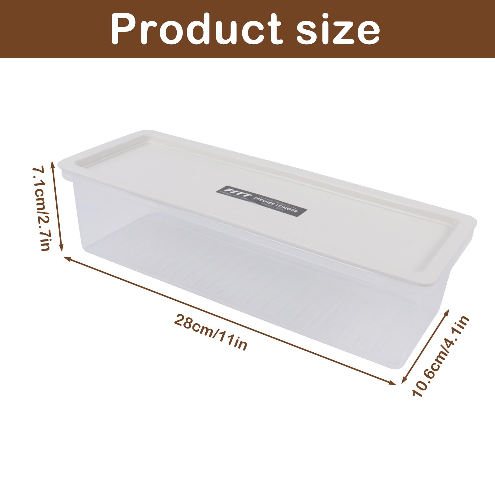 Xbopetda 4 Pack Bacon Container for Refrigerator, Food Grade Plastic Bacon Holder with Lid Airtight, Deli Meat Container for Fridge, Stackable Bacon Storage Container for Fridge Organizers and Storage