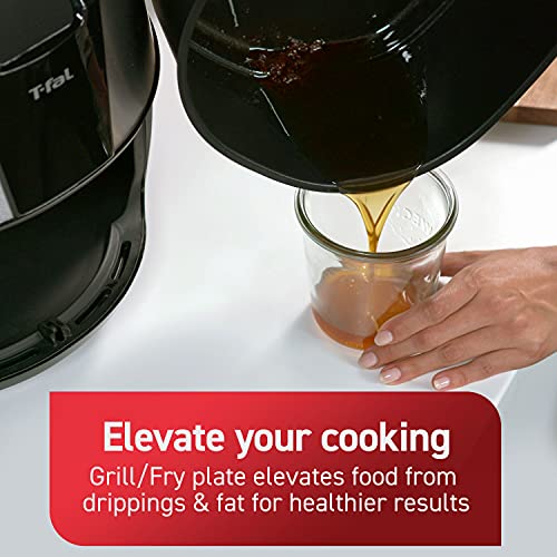 T-fal Easy Fry XXL Air Fryer & Grill Combo with One-Touch Screen, 8 Preset Programs, 5.9 quarts, Black & Stainless Steel