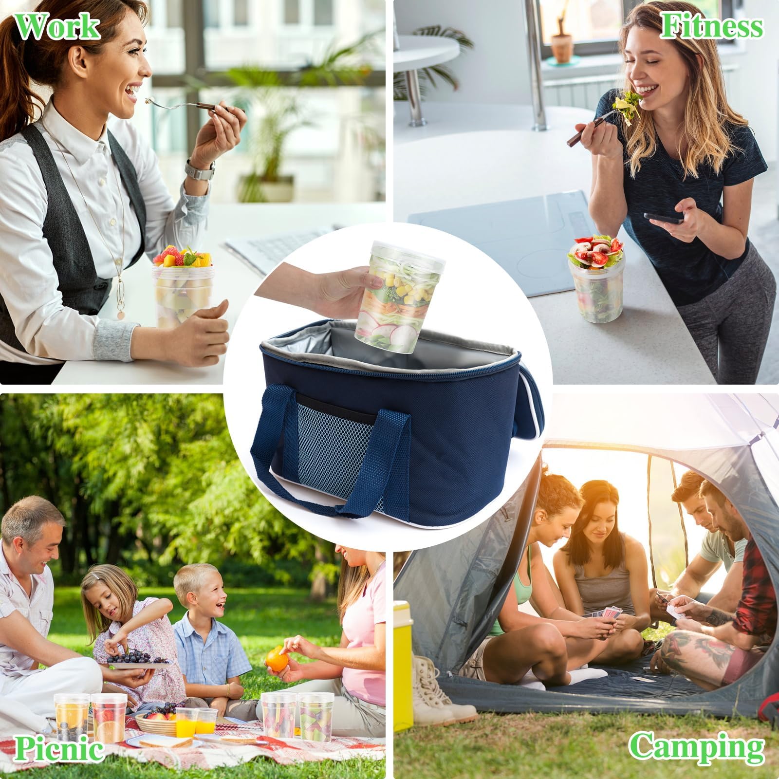 LEAWALK 32 oz Twist Top Deli Containers,Plastic Soup Freezer Food Storage Container With Lids, BPA Free,Leak Proof,Stackable,Microwave Dishwasher Safe-3 Pack