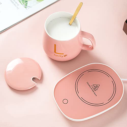 Coffee Mug Warmer , Smart Warmers Desk Cup Electric Plate Auto On/Off Gravity Induction Intelligent Gravity Sensing Heater Heating Beverage Drink for Desk Office Home Milk Tea Chocolate Water Candle