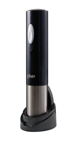 Oster FPSTBW8225 Electric Wine Opener, Tuxedo Black