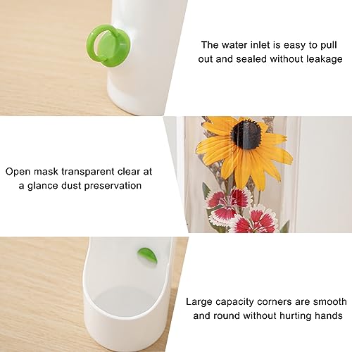 2pcs Fresh Herb Keeper, Herb Saver, Herb Keeper for Refrigerator, Herb Storage Container Keeps Greens Fresh Herb Saver Asparagus Keeper Practical Kitchen Tools for Cilantro(2 pcs)