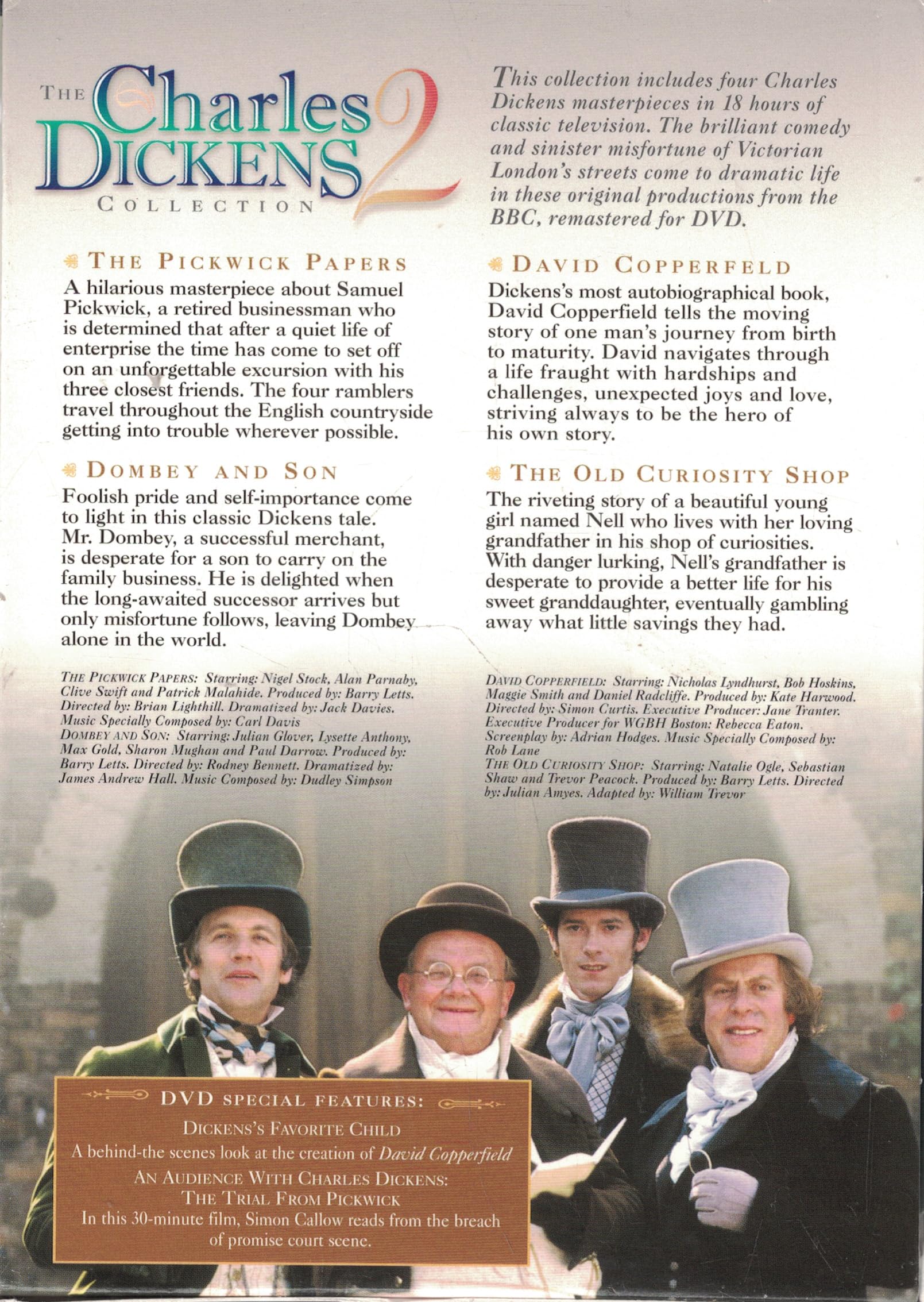 The Charles Dickens Collection, Vol. 2 (David Copperfield / The Pickwick Papers / The Old Curiosity Shop / Dombey and Son)