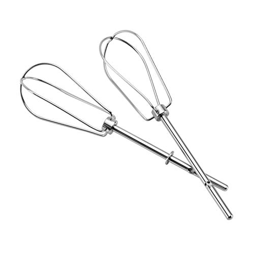 Hand Mixer Beaters W10490648 Hand Mixer Attachment Beaters Replace W10490648 KHM2B AP5644233 PS4082859 (2PACK)