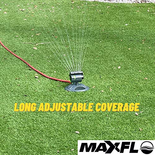 Sprinklers for Yard Water Sprinkler Water Sprinklers for Lawn Garden Sprinkler for Yard Sprinkler Mini Oscillating Sprinkler Watering System Large Coverage Leakproof Hose Connection