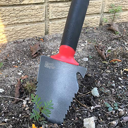 Radius Garden 17011 Root Slayer, Trowel/Holster, Original Red