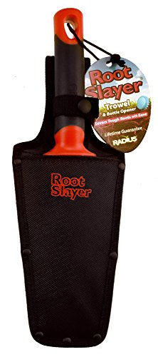 Radius Garden 17011 Root Slayer, Trowel/Holster, Original Red