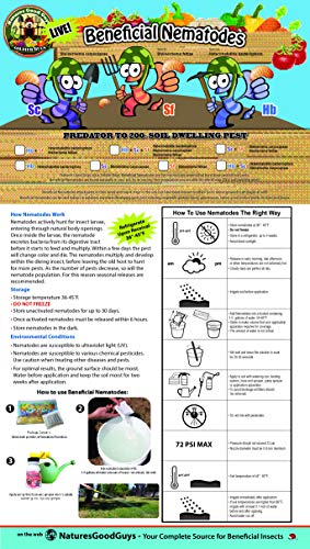 NaturesGoodGuys - Triple Blend Beneficial Nematodes HB+SC+SF (50 Million)