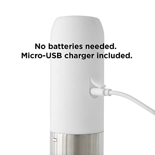 Rabbit Compact Electric Corkscrew Wine Bottle Opener (White), 10.75 inches