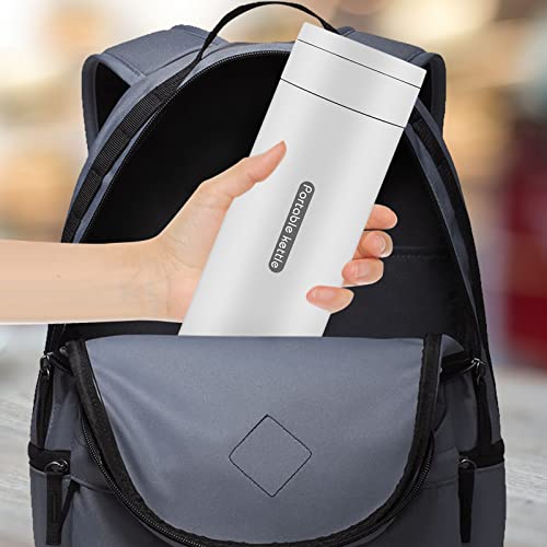 ๐จ๐ฝ๐ด๐ฟ๐ฎ๐ฑ๐ฒ๐ฑ Travel Portable Electric Kettle,380ML Small Mini Coffee Tea Kettle,One Cup Hot Water Maker with Auto Shut-Off,304 Stainless Fast Water Boiler with Four-Speed Temperature Adjustment
