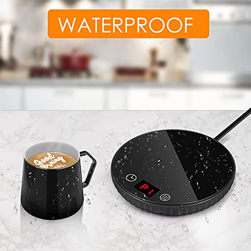 Coffee Mug Warmer, Mug Warmer for Desk 2 Temp Settings Auto ON/Off Coffee Cup Warmer with 1-12H Timer, Smart Coffee Warmer Candle Warmer for Warming & Heating Coffee, Beverage, Milk, Tea, Warm Gift
