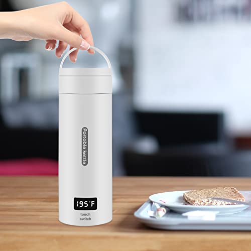 ๐จ๐ฝ๐ด๐ฟ๐ฎ๐ฑ๐ฒ๐ฑ Travel Portable Electric Kettle,380ML Small Mini Coffee Tea Kettle,One Cup Hot Water Maker with Auto Shut-Off,304 Stainless Fast Water Boiler with Four-Speed Temperature Adjustment