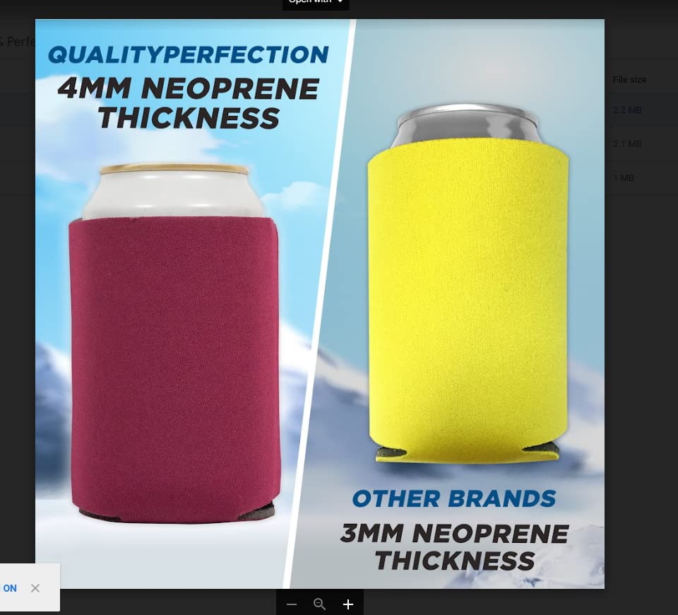 QualityPerfection Can Cooler Sleeves (6 Units) 12 oz Neoprene Blank Beer Coolers 4mm Thick Fabric Beer Collapsible Drink Coolies, Thermocoolers. You Missed Trump - Black