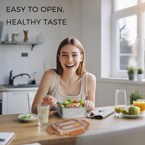 Vacuum Sealed Container,with Vacuum Pump,Stainless Steel Vacuum Food Storage Container,for Food Storage,Kitchen Storage ,Keep Food Fresh 5 Times Longe