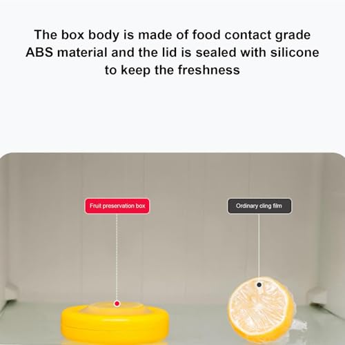 Fruit Keeper For Fridge - Silicone Food Storage Containers | Avocado Saver Container | Fruits Preservation With Sealing Lid | Reusable Food Holder | Fruit Storage Containers For Fridge | Onion Saver